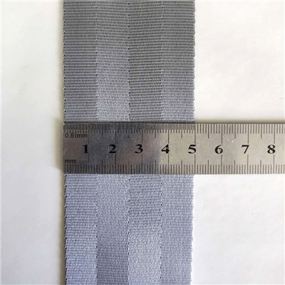 Eco-friendly light gray nylon webbing | webbing manufacturers