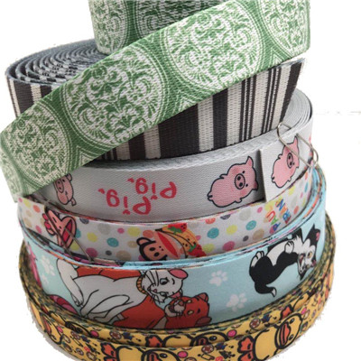 Fashion nylon custom printed webbing | webbing manufacturers
