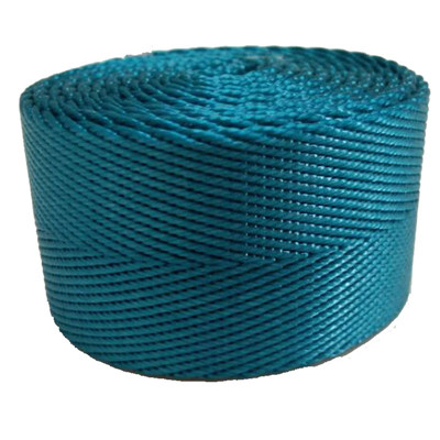 Indigo blue herringbone pattern nylon webbing | webbing manufacturers